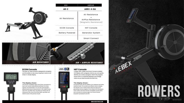 AIRPLUS ROWER - XEBEX FITNESS