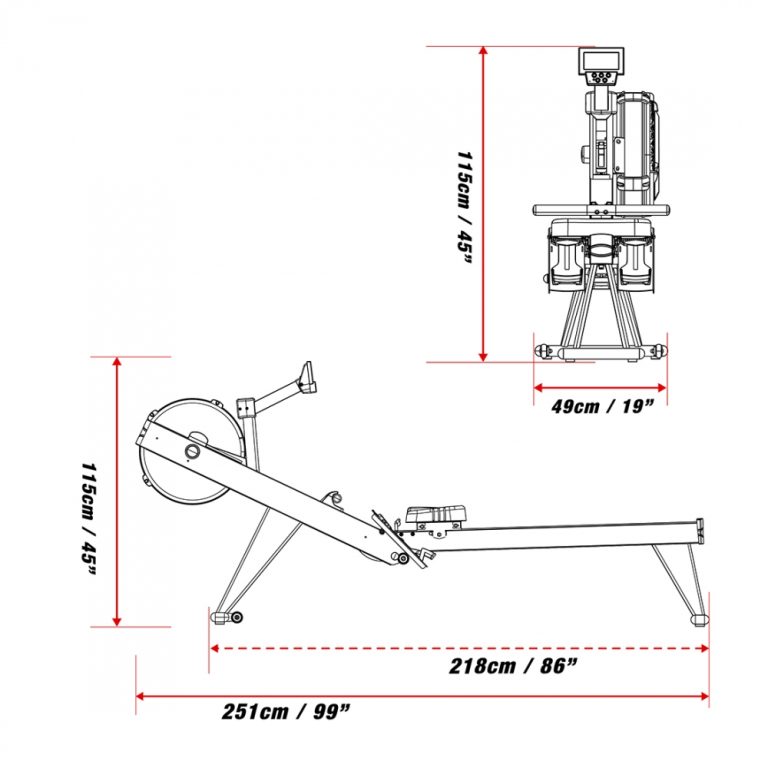 XEBEX AIR ROWER 2.0 SMART CONNECT - XEBEX FITNESS